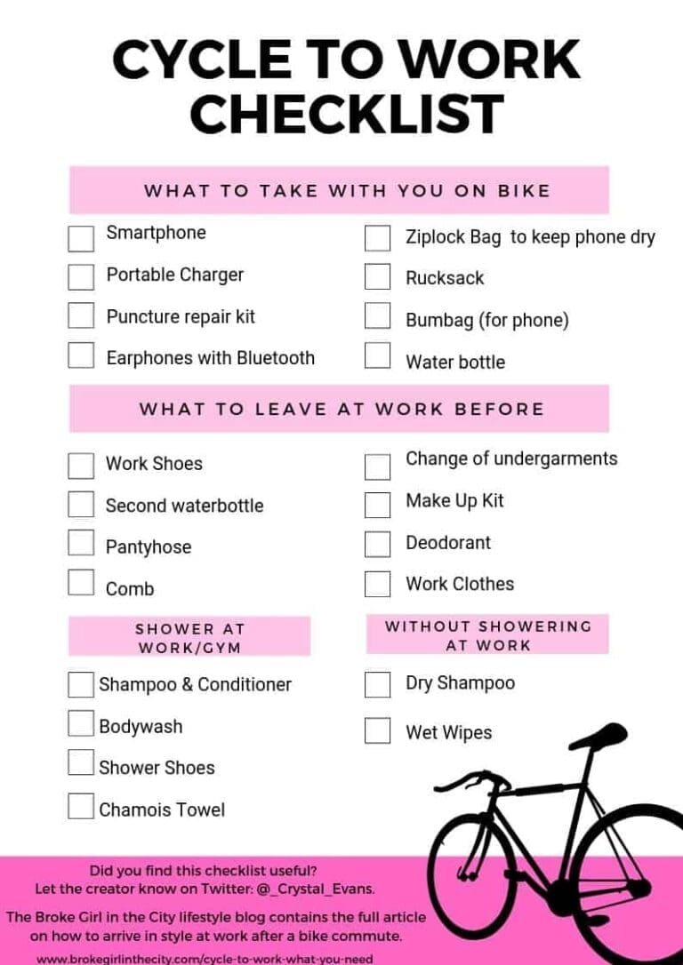 What you need to cycle to work @_Crystal_Evans #CycletoWorkDay