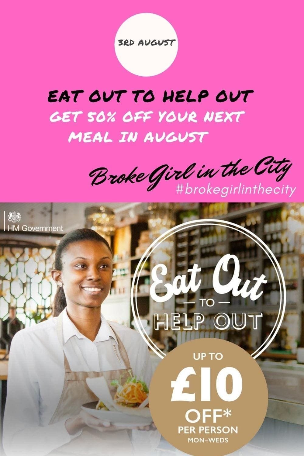 Eat Out to Help Out #EatOutToHelpOut #onabudget